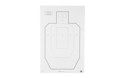 ACTION TGT USPSA PAPER 100PK IPSC-P-100 - Shooting Targets at GunBroker ...