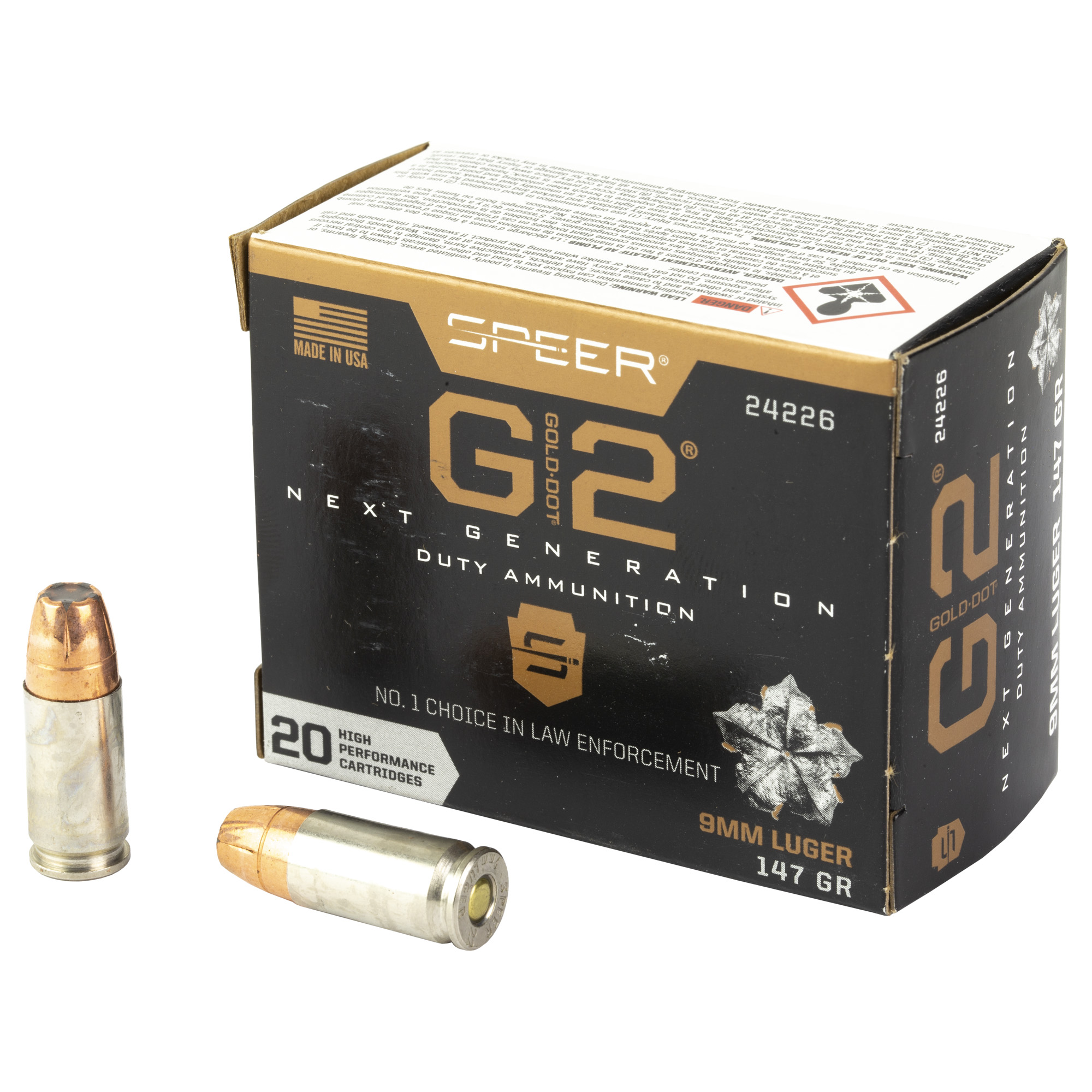 SPR GOLD DOT G2 9MM 147GR 20/200 24226 - Other Ammunition at GunBroker ...